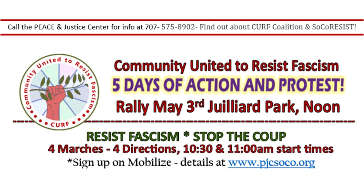 March From the East on Day 3 of CURF Days of Action and Protest in ...