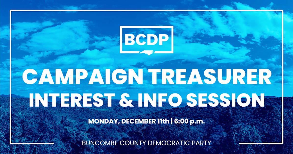 Campaign Treasurer Interest & Info Session · Mobilize