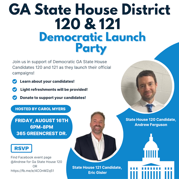 State House Campaign Launch for Democrats Andrew Ferguson & Eric Gisler ...