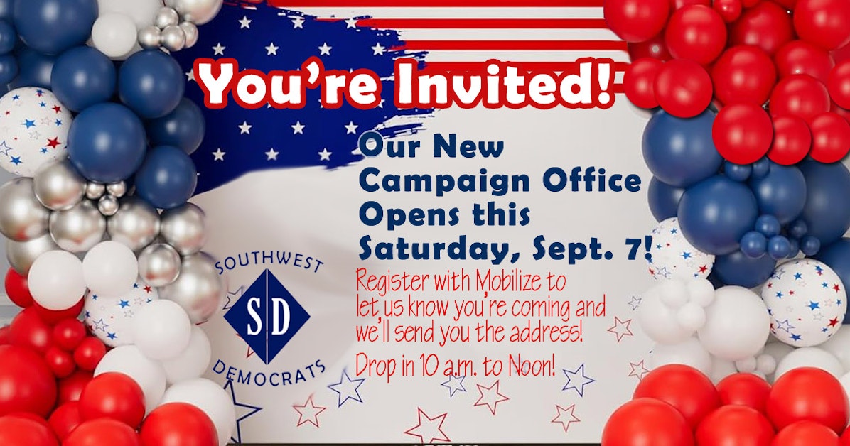 Southwest Democrats Campaign Office Grand Opening · Harris County ...