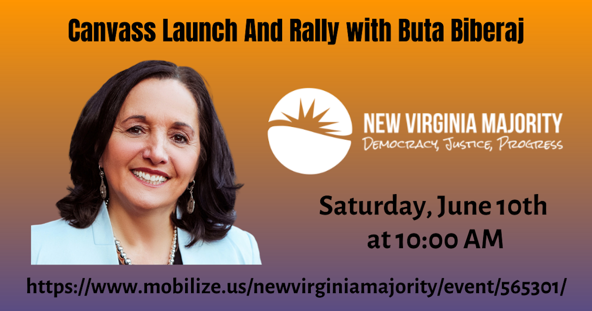 Loudoun Canvass for Buta Biberaj in the 2023 June Primary · Mobilize