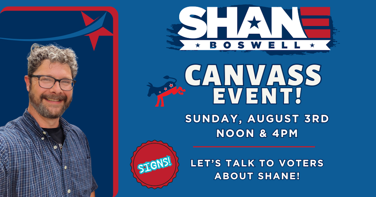 Knock Doors for Shane Boswell - Candidate HD-31 · Warren County ...