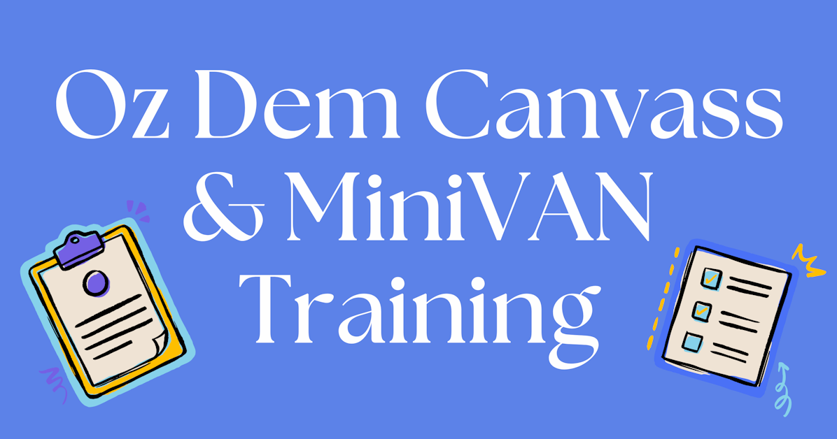 Ozaukee Dems Canvass Training · CE4A Action