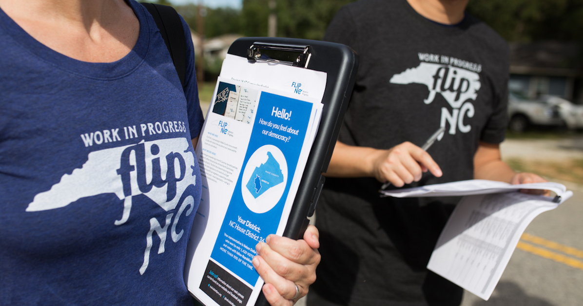 FLIP NC June 2025 Durham Kickoff Canvass and Happy Hour Debrief · Mobilize