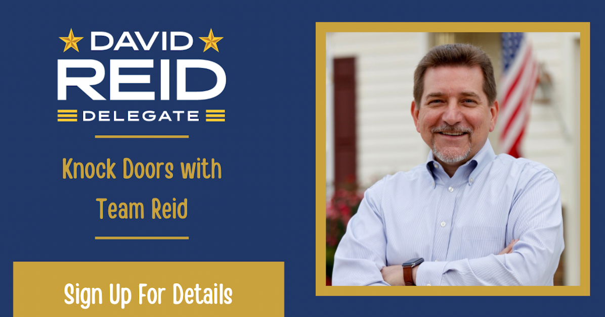 Reid Canvass Launch + Sign Building Party · Reid for Delegate