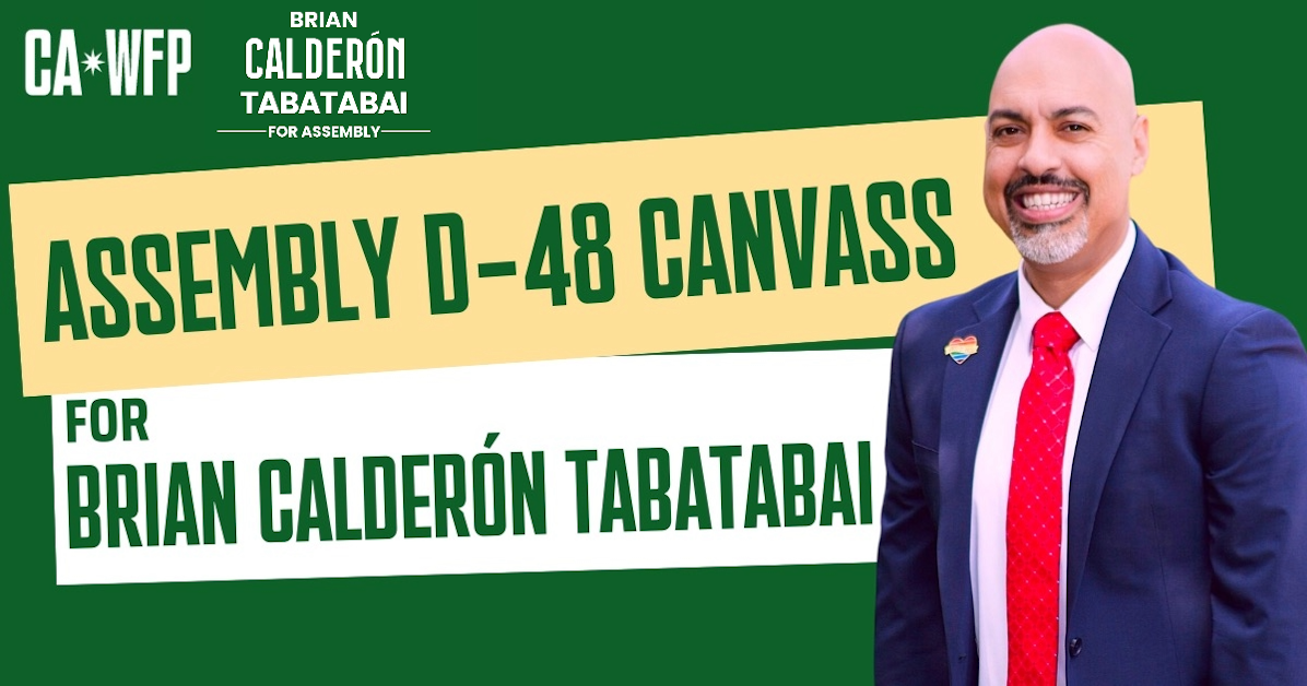GOTV Canvassing with Brian Calderón Tabatabai for Assembly District 48 ...