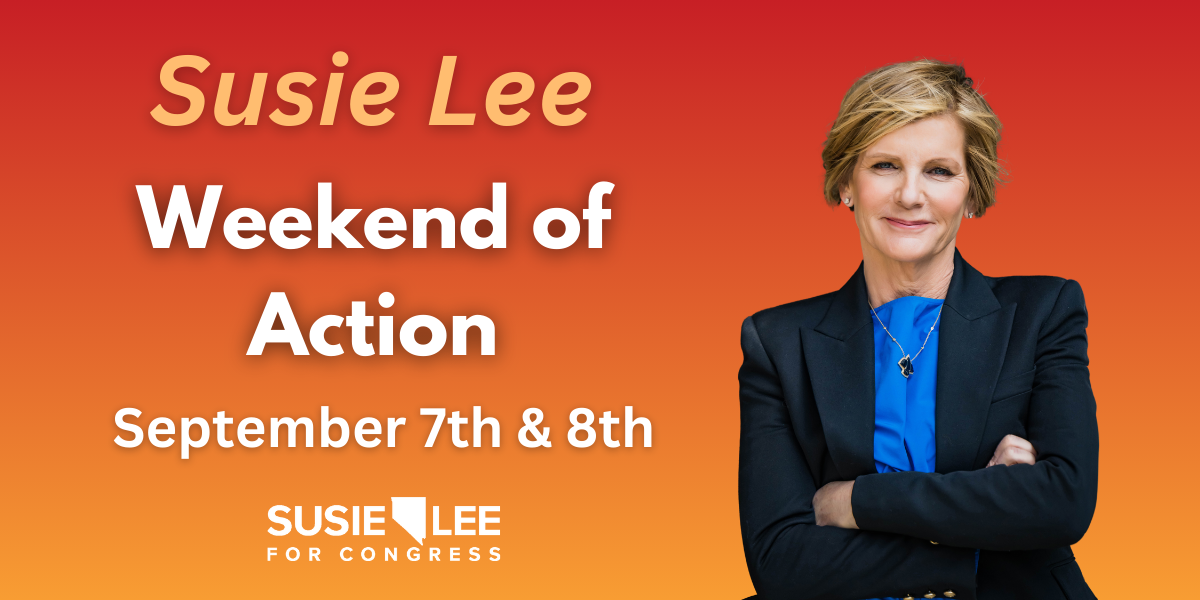 Susie Lee Weekend of Action Relational Organizing · Swing Left