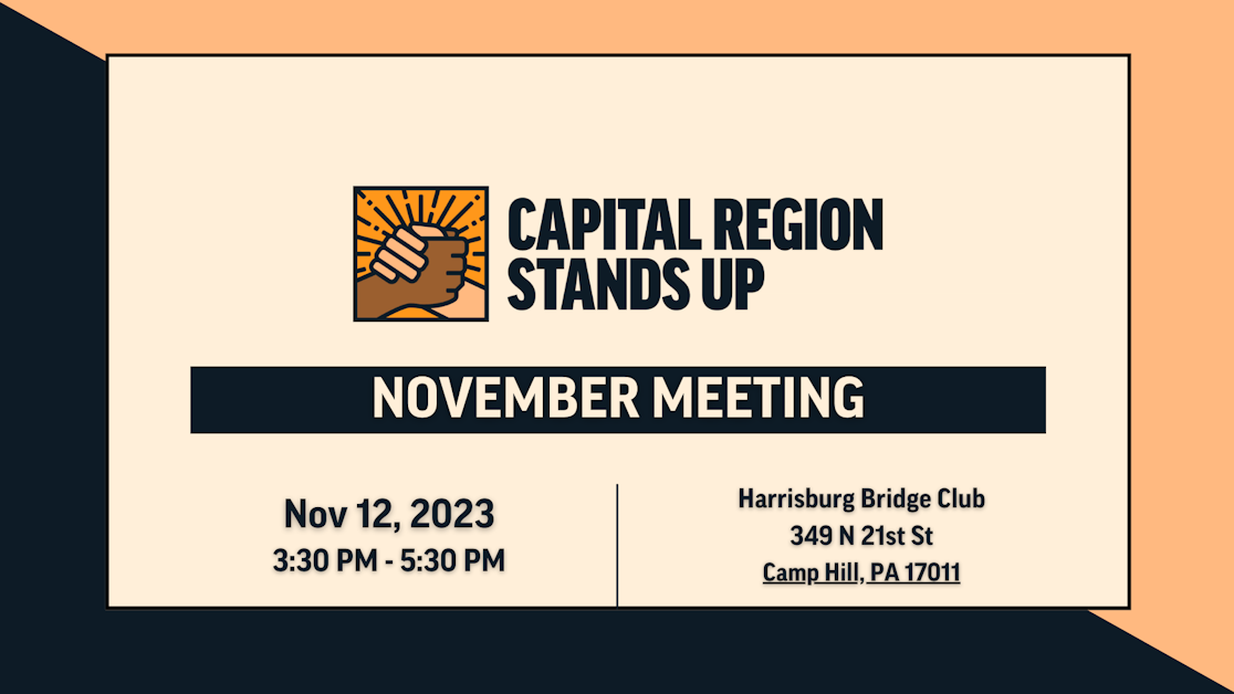 Capital Region Stands Up: November Meeting · Mobilize