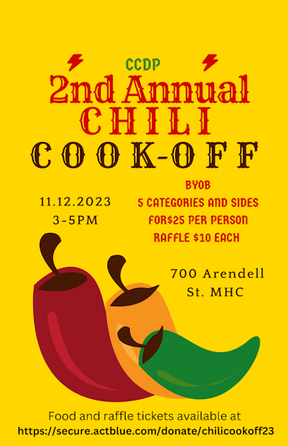 2nd Annual CCDP Precinct Chili Cook Off Fundraiser · North Carolina ...
