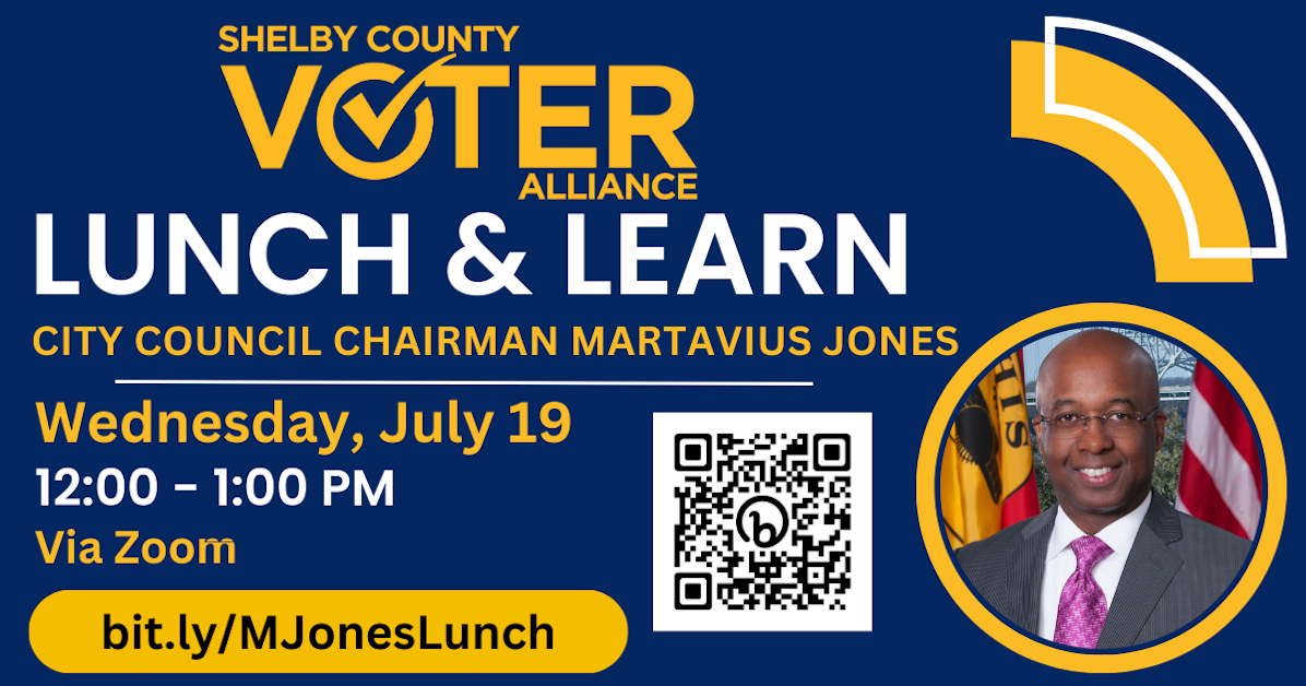 Lunch & Learn with City Council Chairman Martavius Jones! · Memphis For All