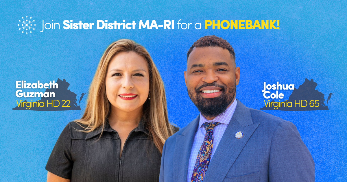 2025 Sister District MA-RI & Friends Phonebank! · Mobilize