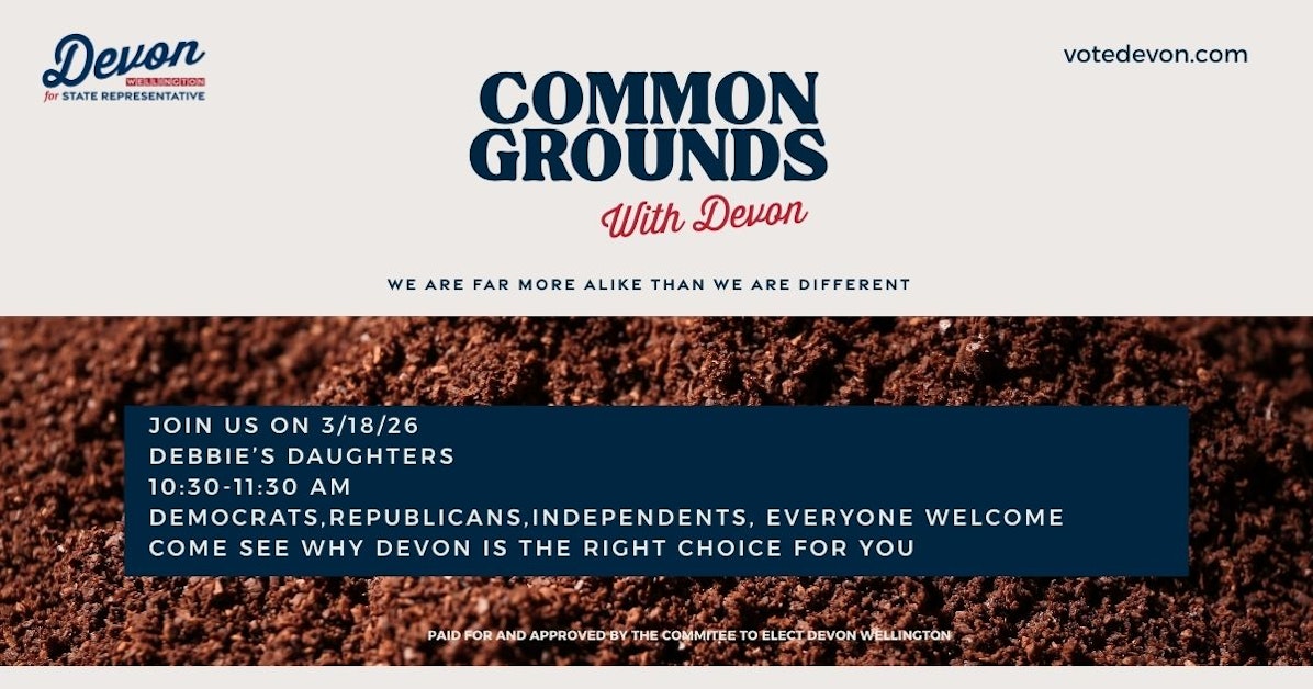 Common Grounds with Devon · Vote Devon