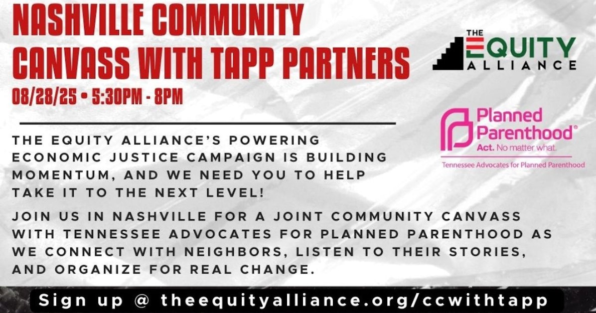 Nashville Community Canvass with TAPP partners · Mobilize