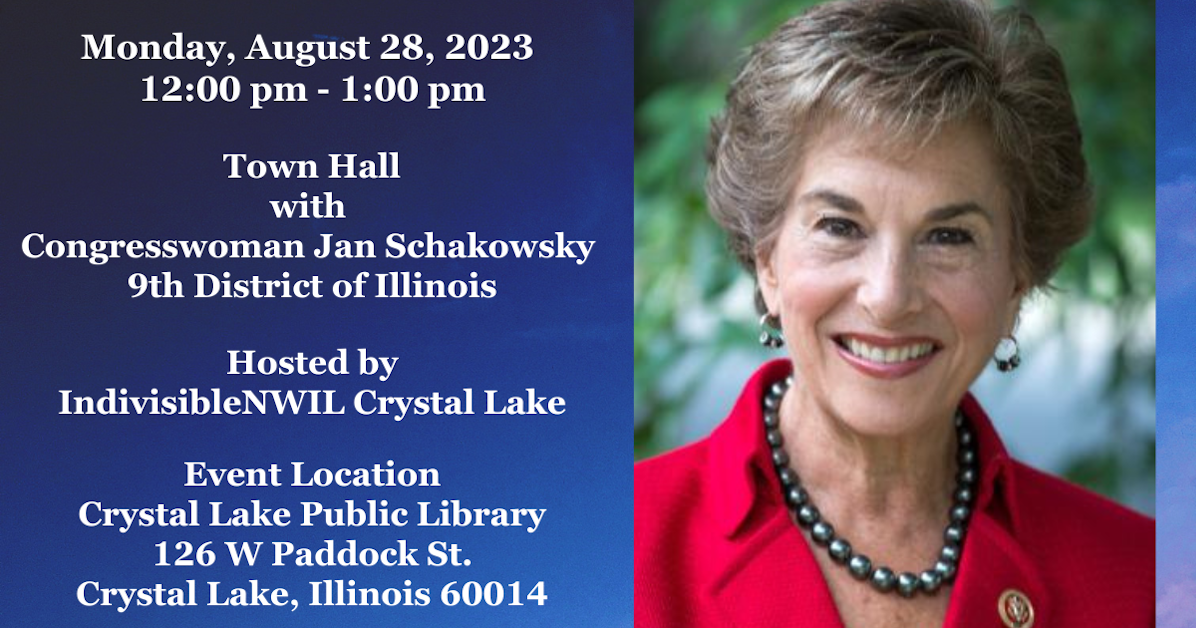 Town Hall with Congresswoman Jan Schakowsky · Mobilize