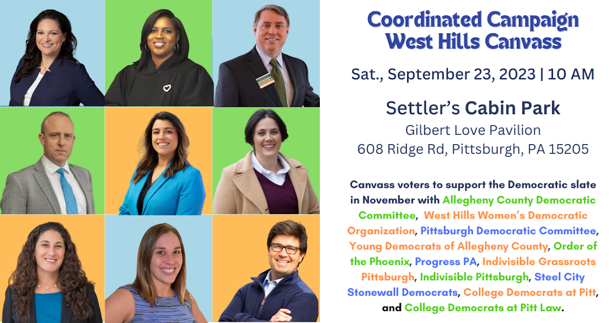 ACDC Coordinated Campaign West Hills Canvass · Allegheny County ...