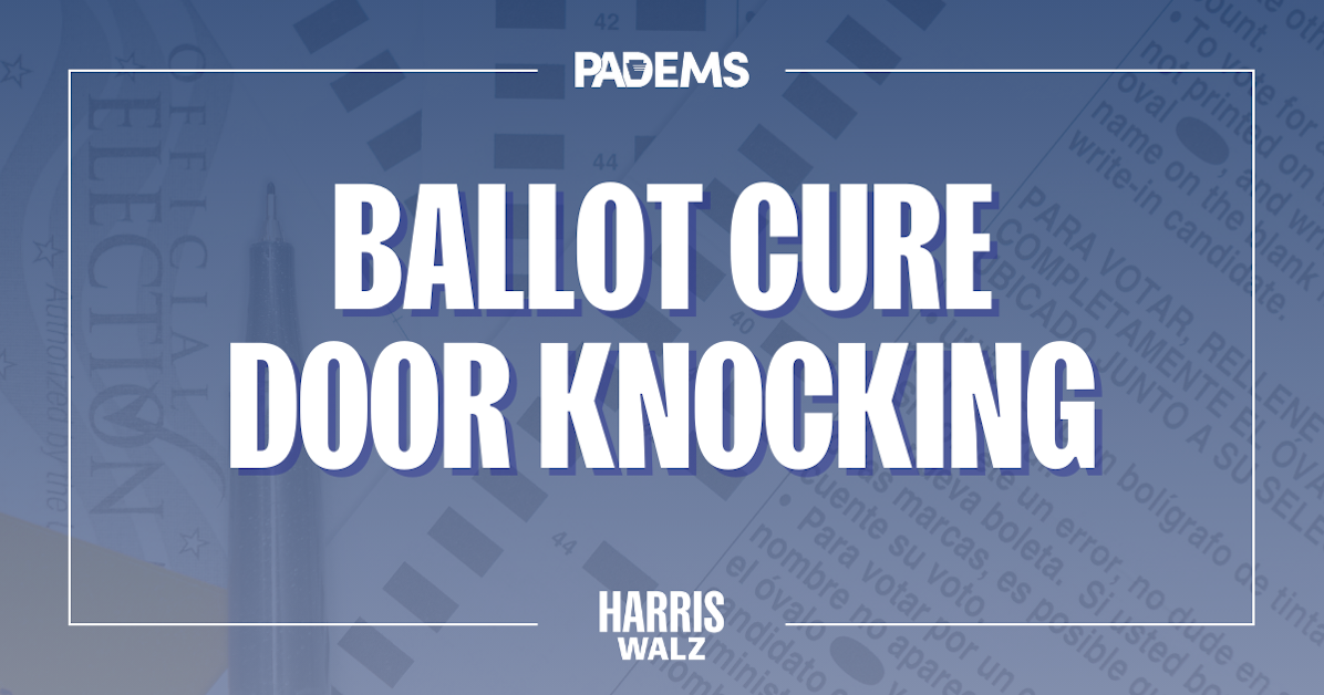Berks County, PA Ballot Cure Door Knocking [IN PERSON] · Vote Save ...
