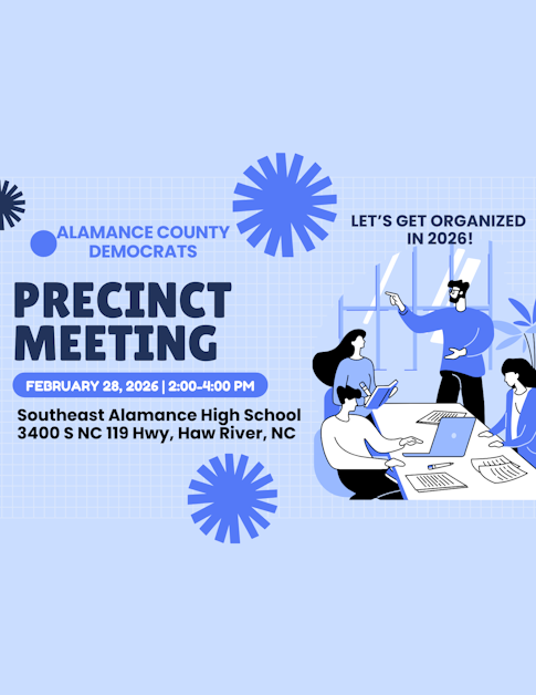 2026 ACDP Precinct Organization Day · Alamance County Democratic Party ...