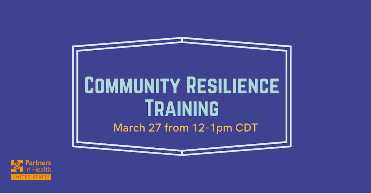 Community Resiliency Model Part II · Chicagoland Vaccine Partnership