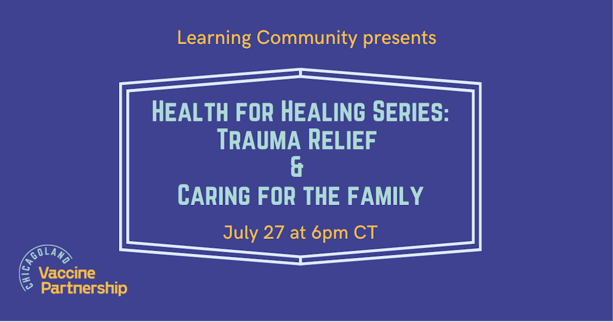 Health for Healing, Part 2: Trauma Relief & Caring for the Family ...