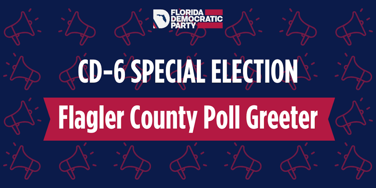 CD-6 Special Election: Poll Greeting / Sign Waving in Flagler County ...