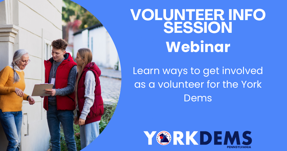 New Volunteer Info Session · Mobilize