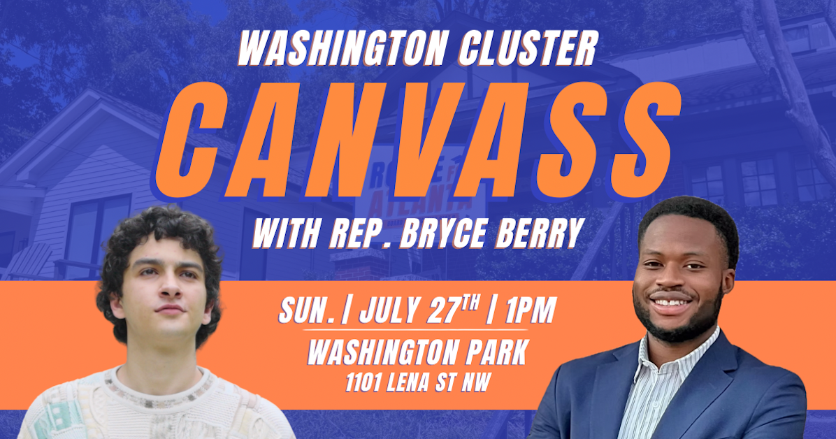 Washington Cluster Canvass with Rep. Bryce Berry · Mobilize