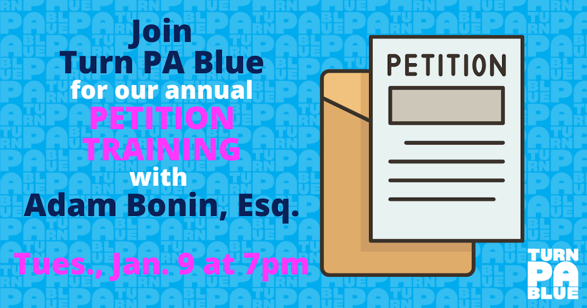 2024 Petition Training with Adam Bonin, Esq. · Mobilize
