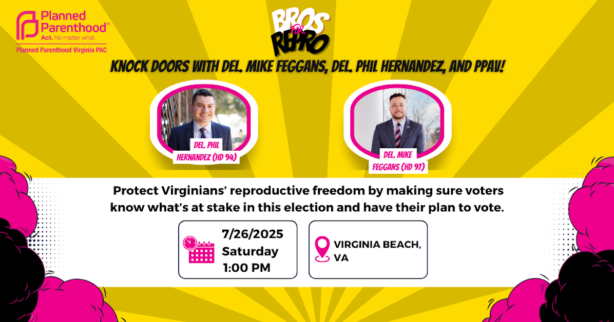 Bros for Repro Canvass Launch · Michael Feggans for Delegate