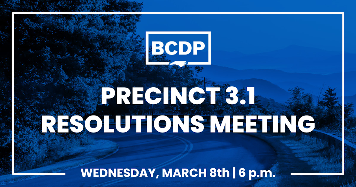 Precinct 3.1 Resolutions Meeting · Mobilize