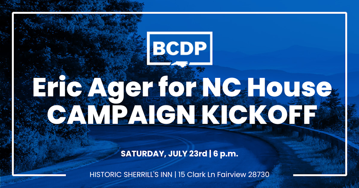 Eric Ager For NC House Campaign Kickoff and Square Dance · Mobilize
