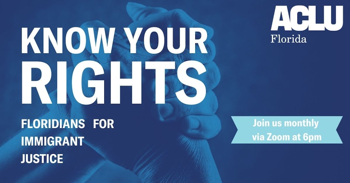 ACLU of FL: Know Your Rights Team Meeting · Mobilize