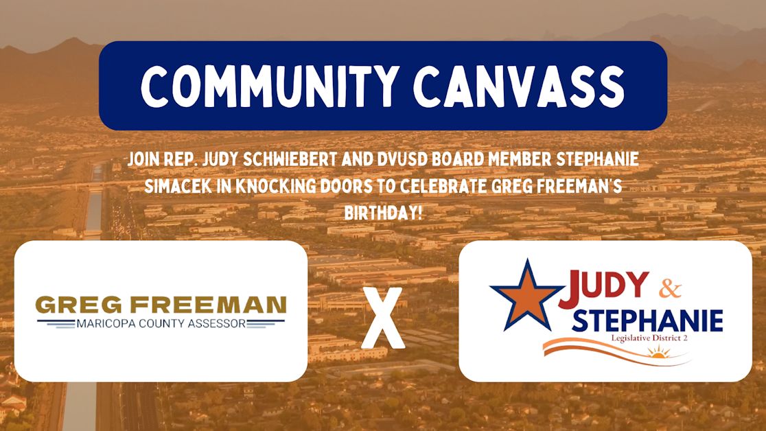 Greg Freeman for County Assessor Birthday Canvass · Mobilize