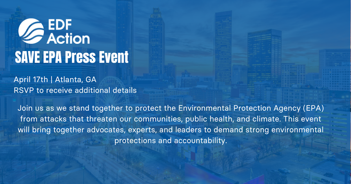 Save EPA Press Event | Join us · Mobilize