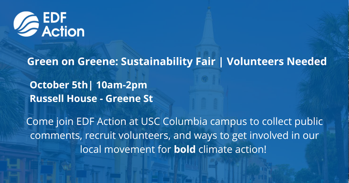 Green on Greene: Sustainability Fair | Volunteers Needed · Climate ...