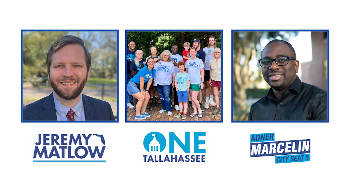 Volunteer Meeting for Adner Marcelin & Jeremy Matlow · One Tallahassee