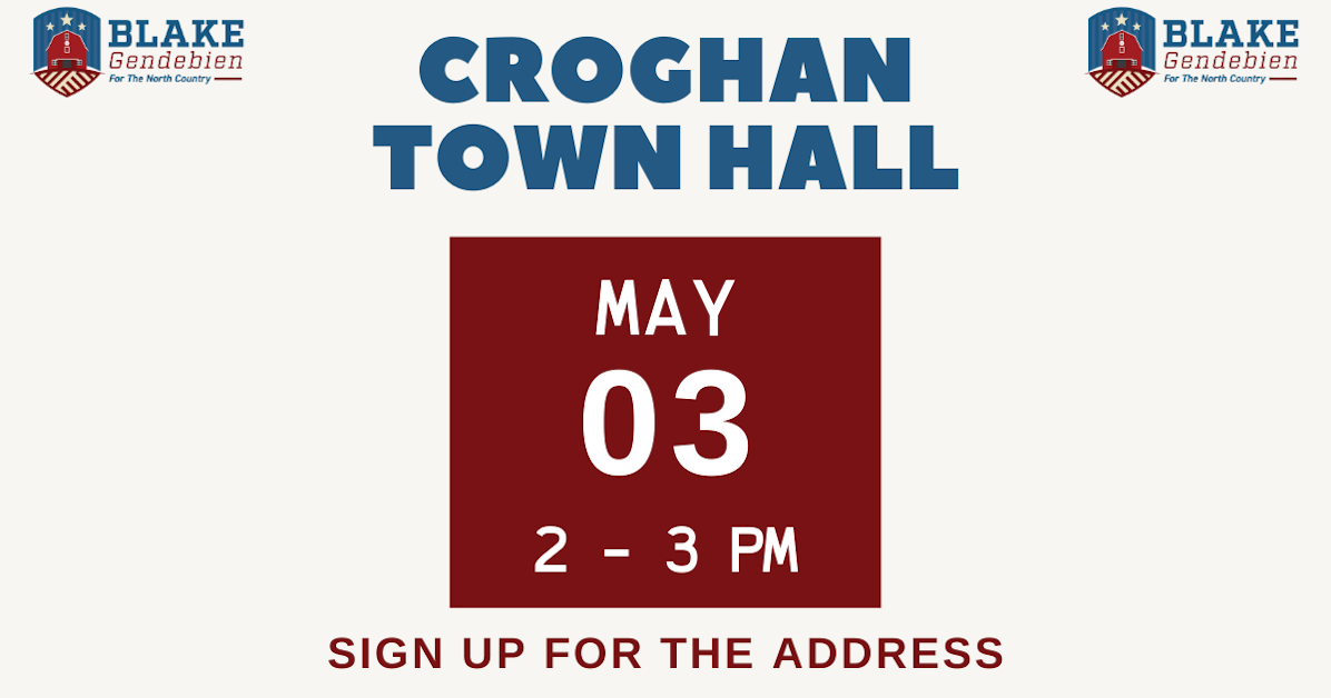 Croghan Town Hall with Blake Gendebien! · The Union