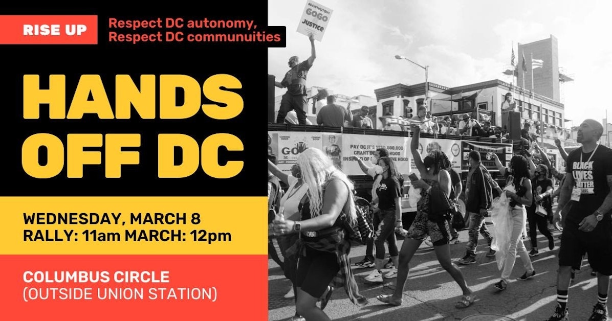 Hands Off DC March & Rally · Mobilize