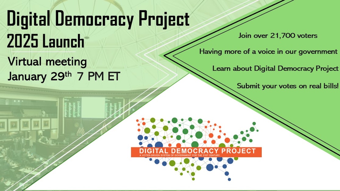 Digital Democracy Project 2025 Launch · Digital Democracy Project