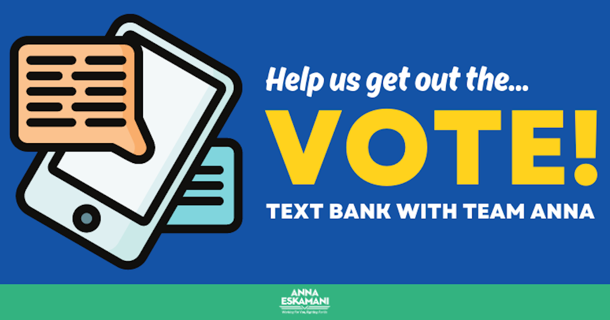 Text Bank with Team Anna! · Anna For Florida