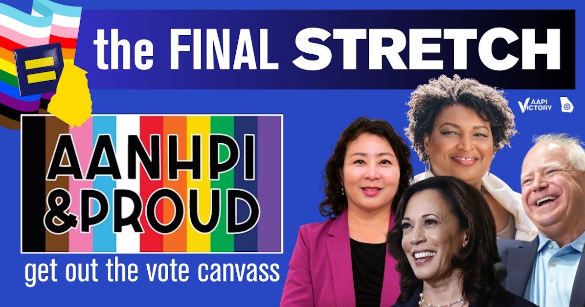 AAPIs for Harris-Walz with Stacey Abrams and Michelle Kang · Mobilize