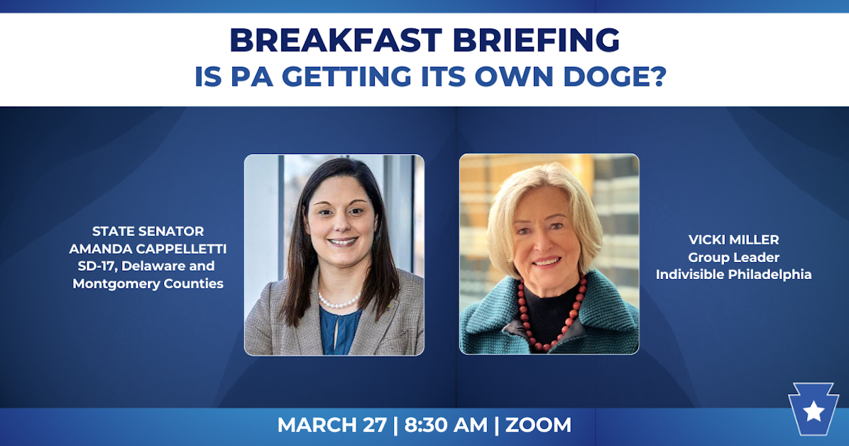 Breakfast Briefing: Is PA getting its own DOGE? · Represent PA
