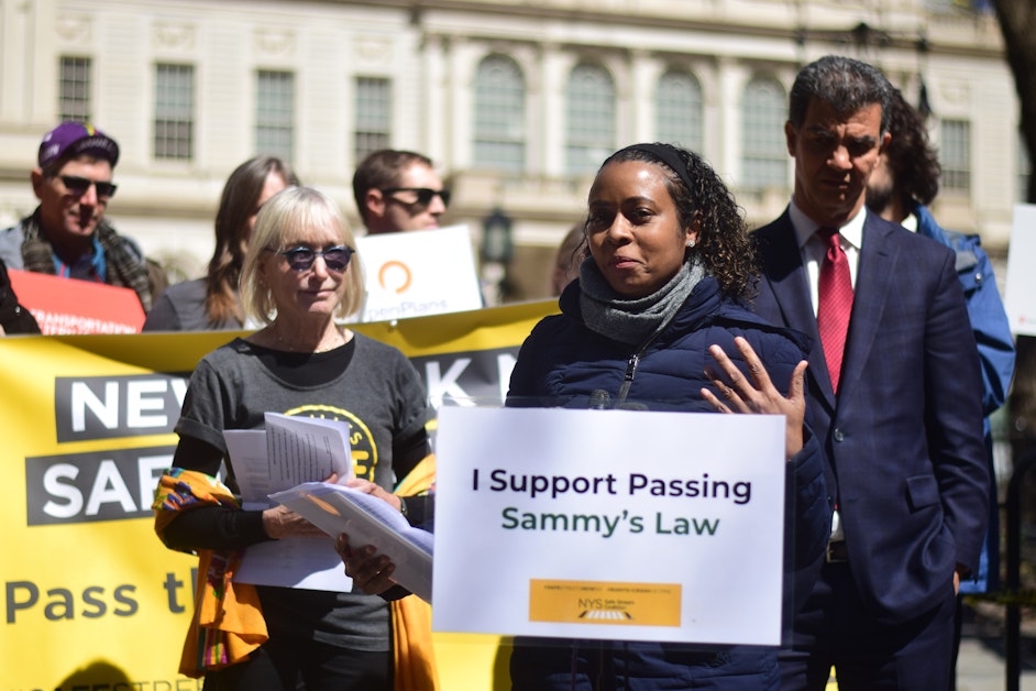 Sammy's Law Re-Launch Rally · Transportation Alternatives