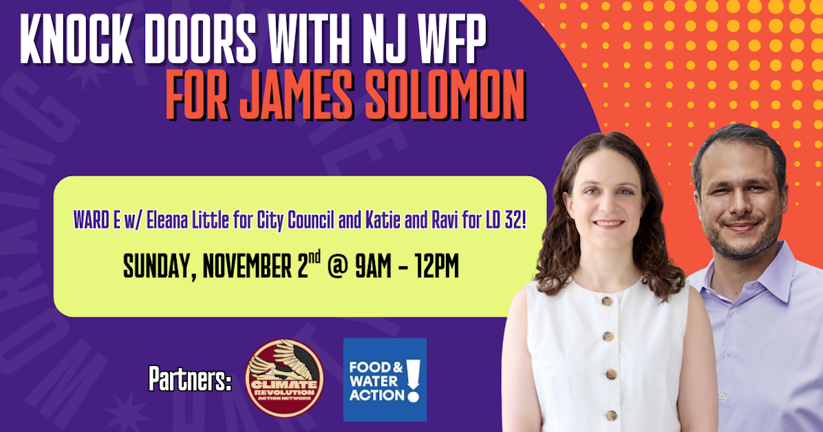 Canvass for James Solomon and Eleana Little · Mobilize