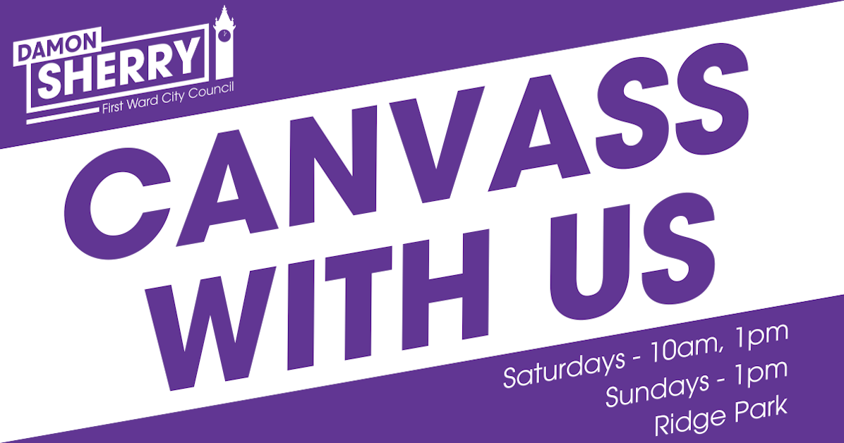 Canvass with Damon Sherry · Mobilize