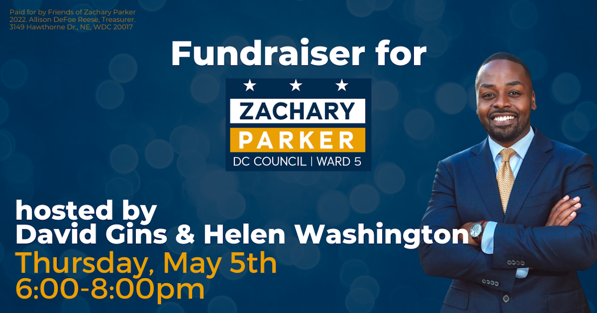 Fundraiser for Zachary Parker in Riggs Park, hosted by David Gins and ...