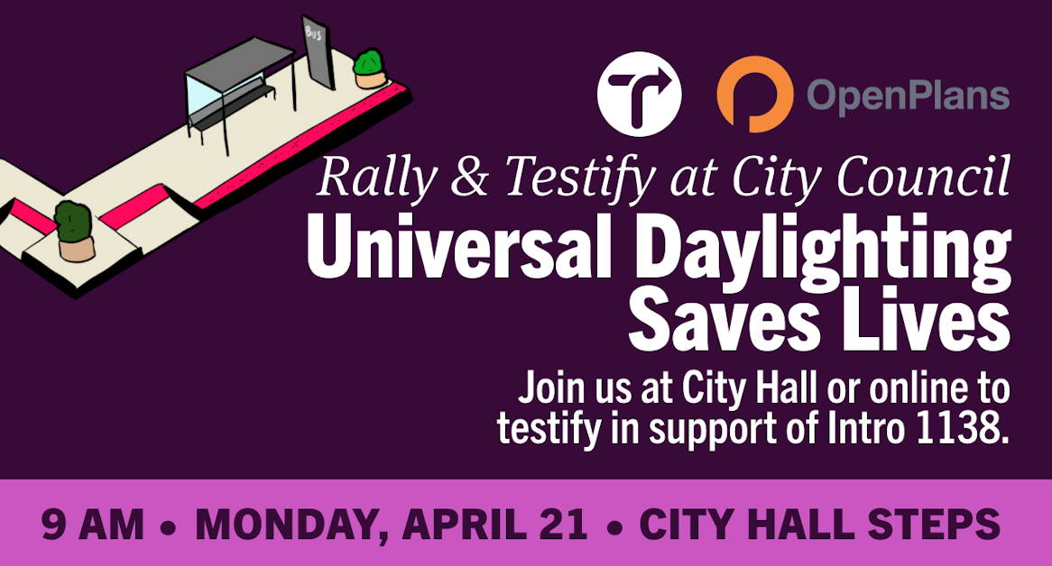 Testify and Rally in Support of Universal Daylighting! · Transportation ...