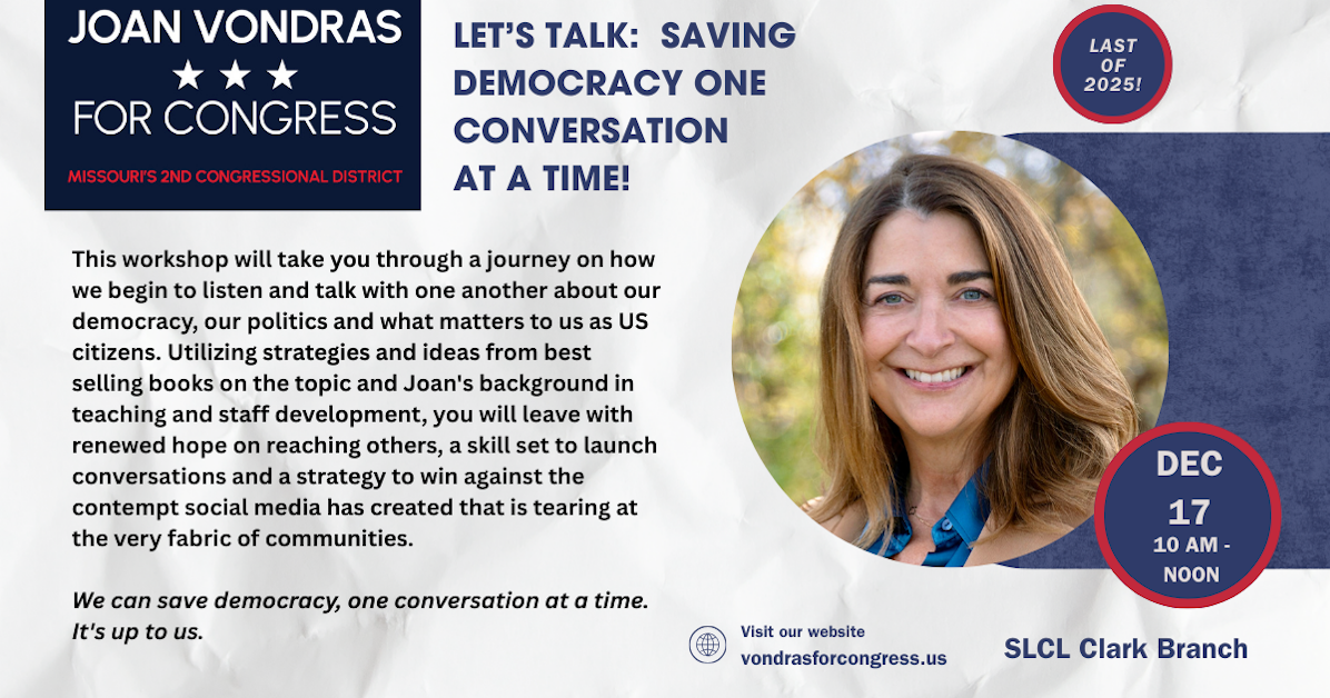 Let's Talk! Saving Democracy One Conversation At A Time! · Mobilize