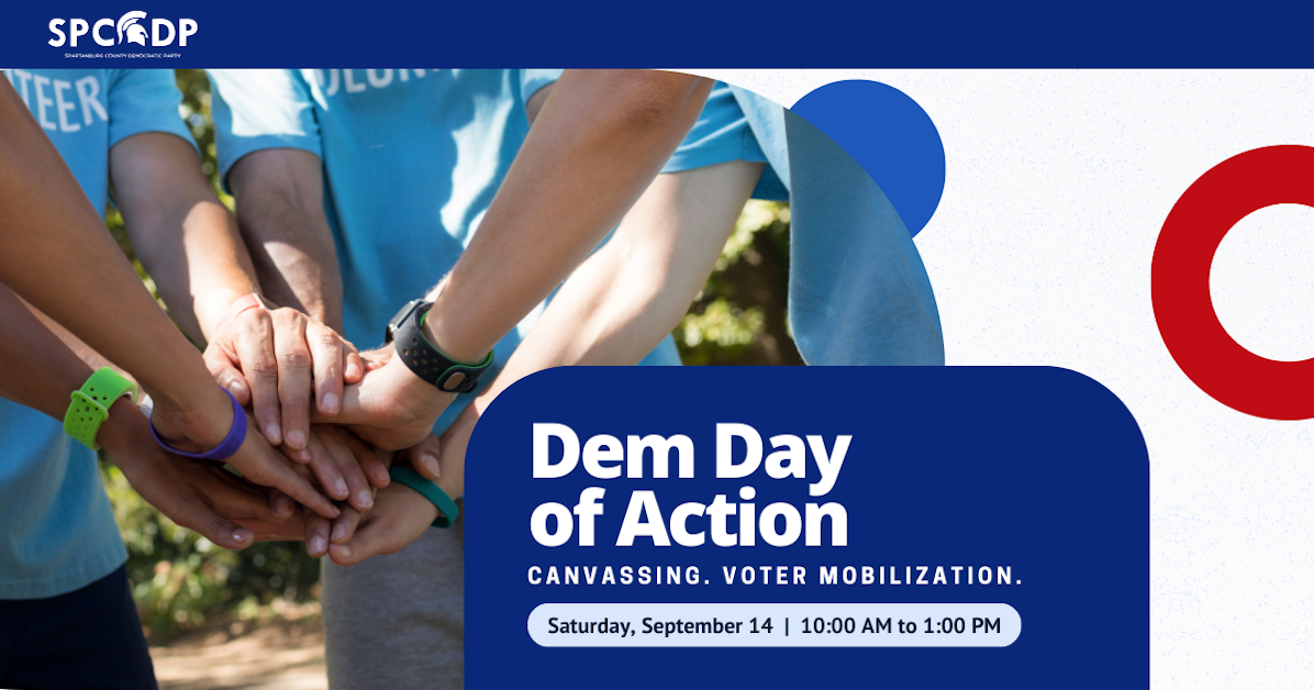 Dem Day of Action (September 14, 2024) · South Carolina Democratic Party