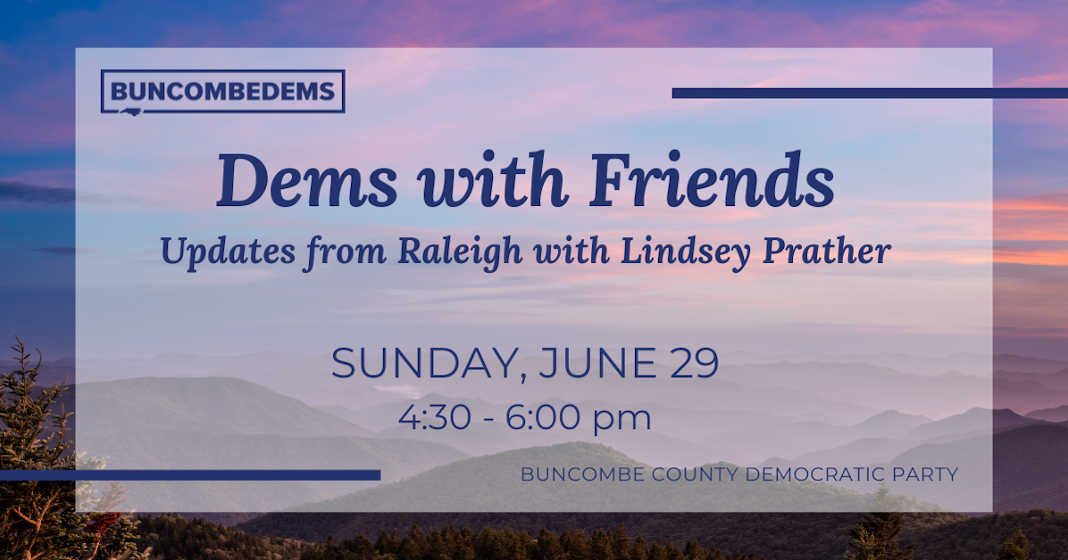 Dems with Friends - Updates from Raleigh with Lindsey Prather ...