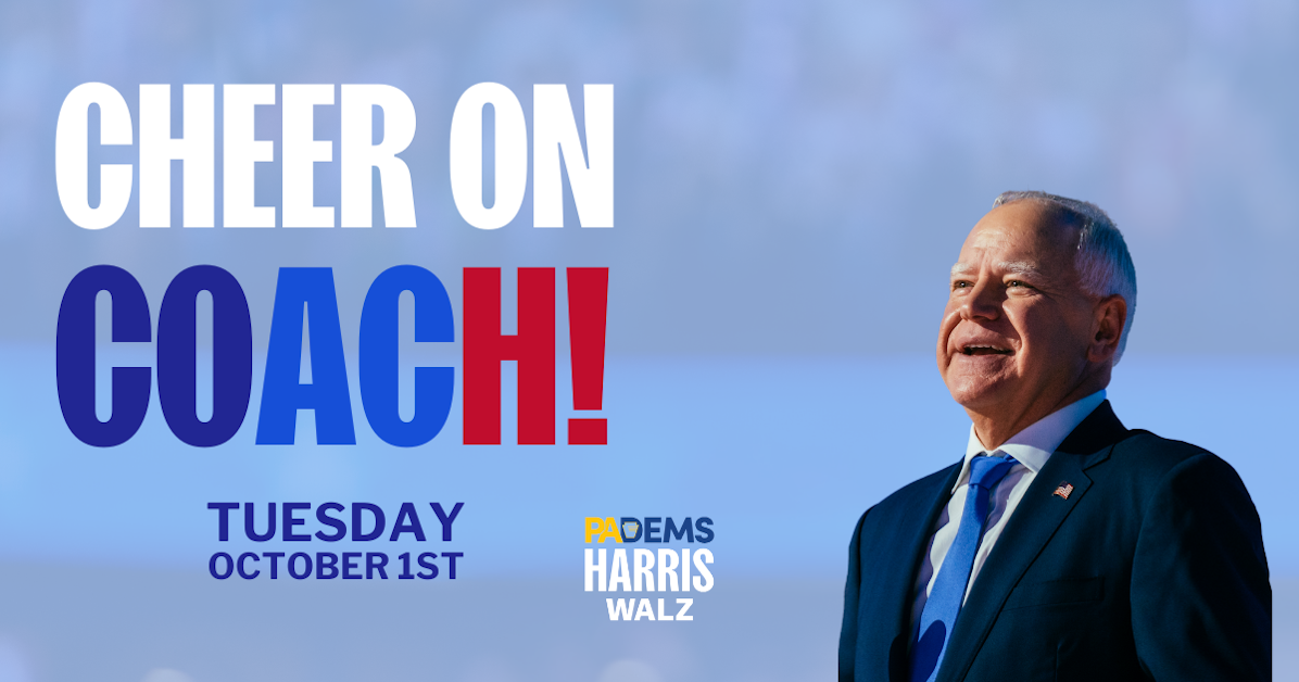 Harris for Pennsylvania Facebook Group VP Debate Watch Party · The Yes ...